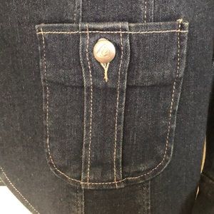 Jockey | Jackets & Coats | Jockey Dark Denim Jacket Button Down Two ...